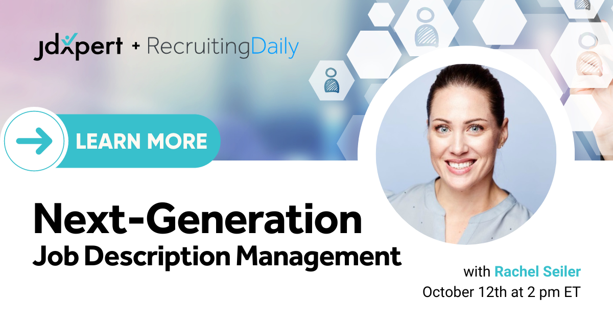 Next-Generation Job Description Management - RecruitingDaily